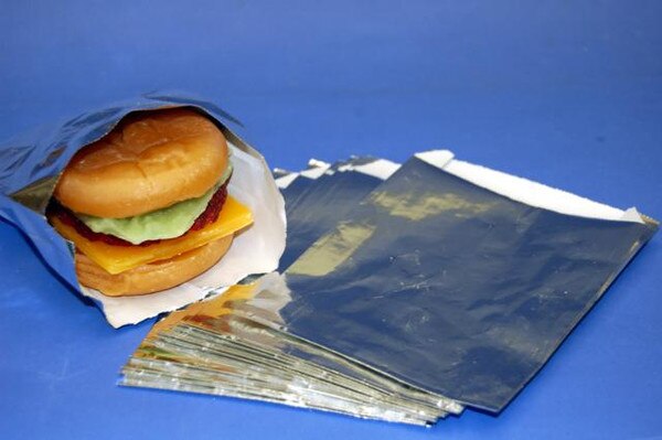 Foil Hamburger Bag 6x0.75x6.75 (1000 pcs)