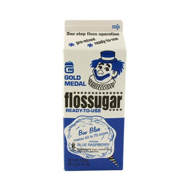 Floss Sugar Boo Blue Raspberry (6 x 3.25 lb)