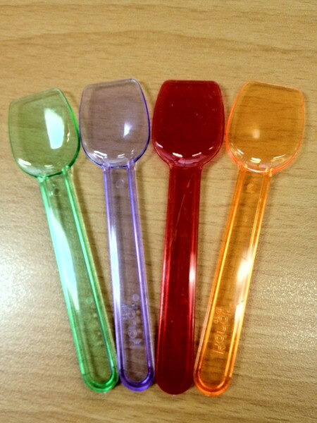 Assorted Color Gelato Spoons (2000 pcs)