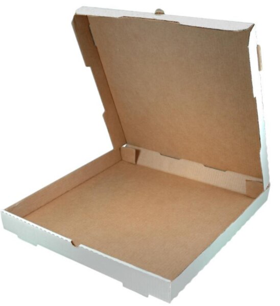 Pizza Box 6" White/Kraft (100 pcs)