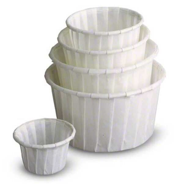 2 oz Pleated Paper Portion Cup (5000 pcs)