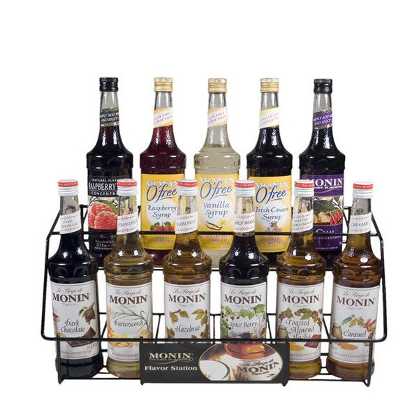 Monin 11 Bottle Syrup Rack